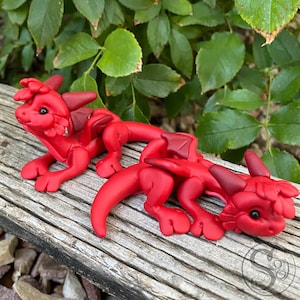 Color Wheel Polymer Clay Mini-dragons - Etsy
