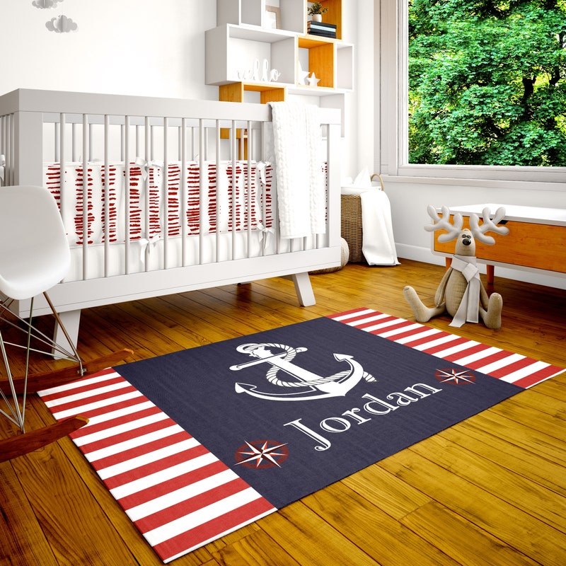 Nautical Rug - Etsy