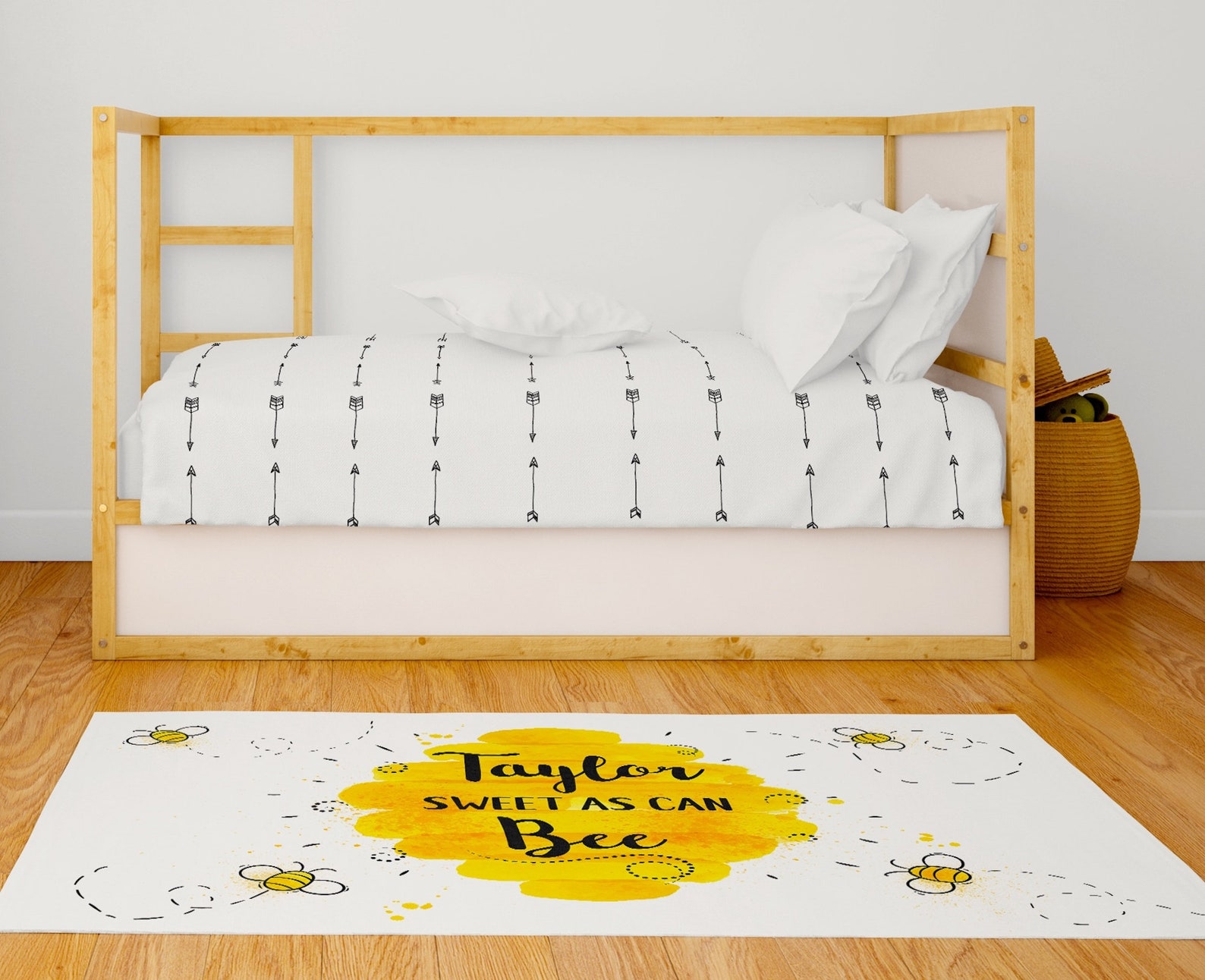 Personalized Rug Bumblebee Playroom Rug Customized Nursery - Etsy