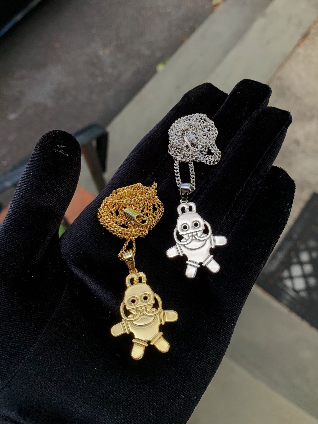 Mac Miller Tribute Diver Swimming in Circles Robot Necklace Chain Pin ...