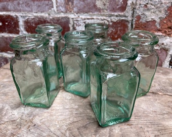 Victorian Glass Jars 1890's Antique Glass Hand Crafted Preserve Jars ...