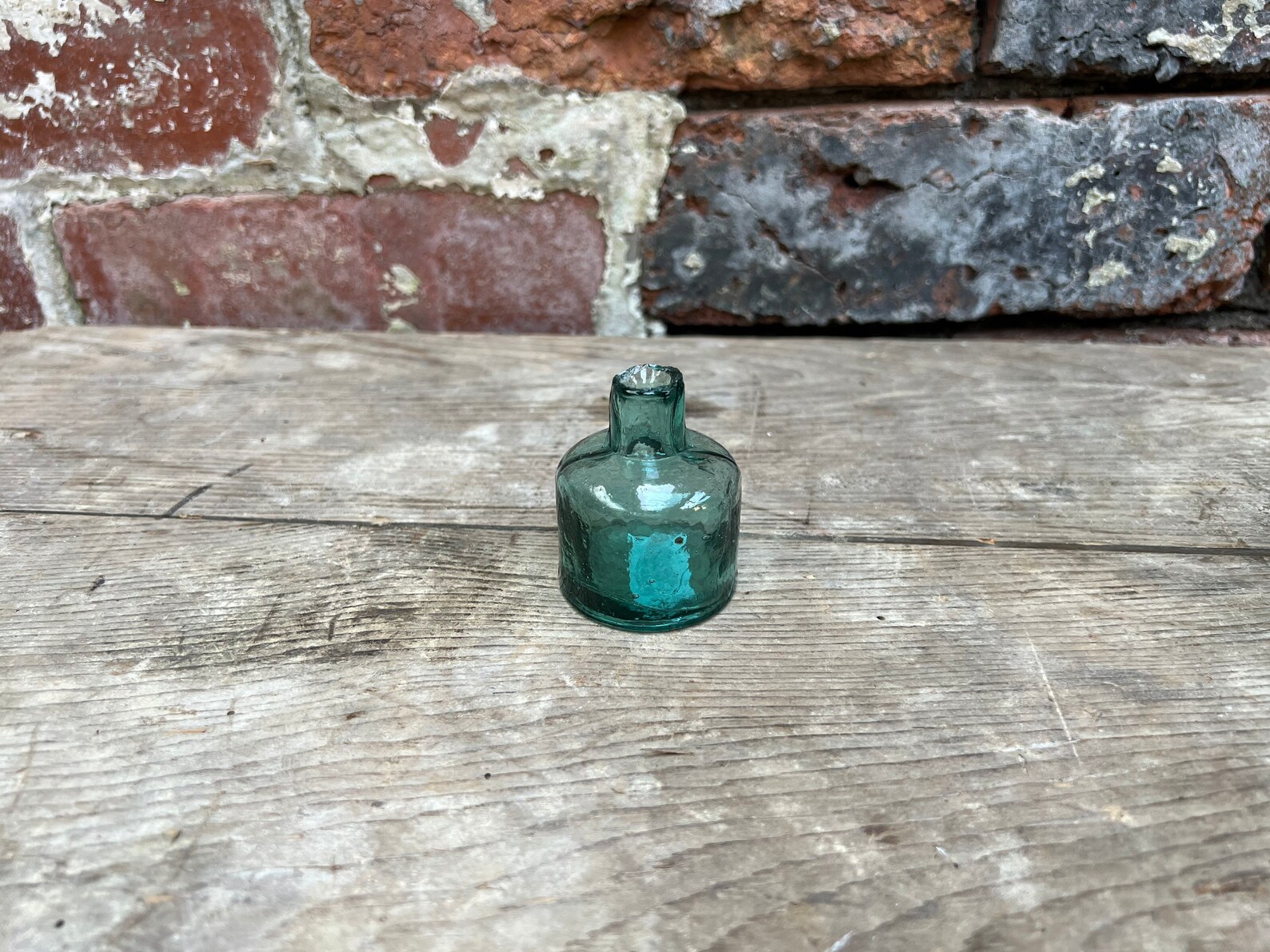 Victorian Ink Pot 1890's Glass Inkwell Antique - Etsy