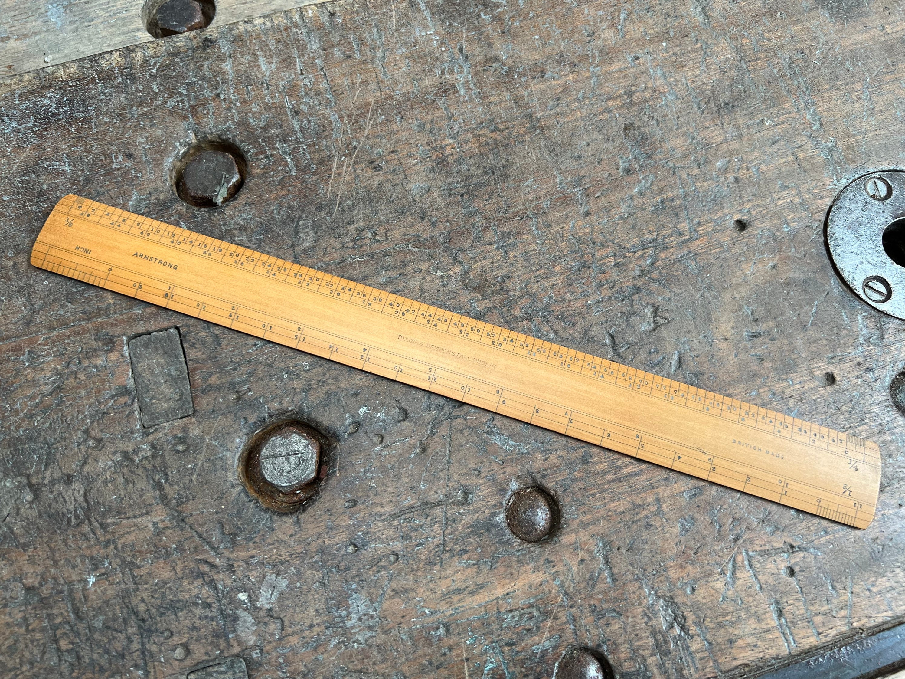 Vintage Wooden Rulers 1950's Engineering Scale Rule - Etsy UK