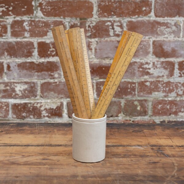 Vintage Wooden Ruler - Etsy