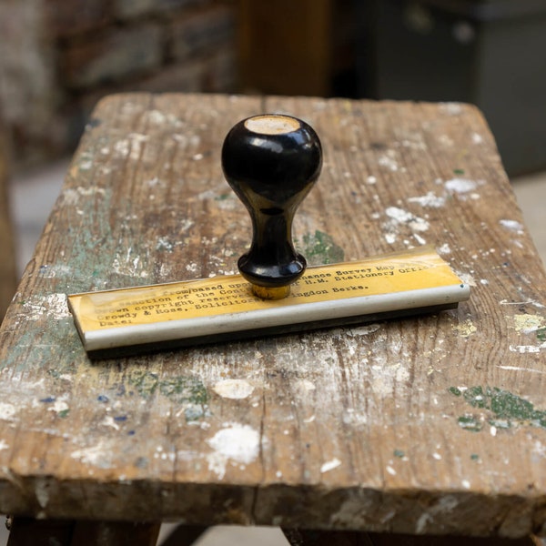 Vintage Rubber Stamp - Etsy