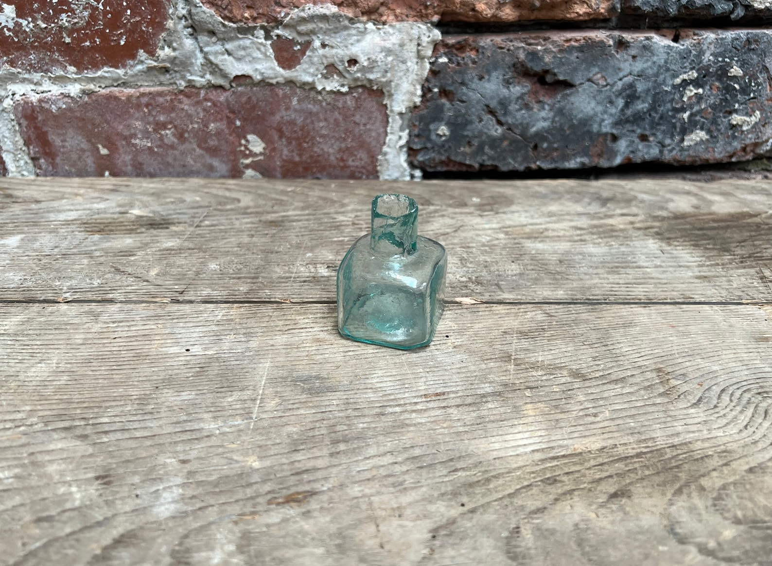 Victorian Ink Pot 1890's Glass Inkwell Antique - Etsy