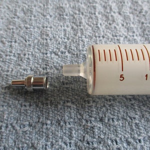 Six Ideal 30 Cc Antique Glass Syringes, Military Surplus,new in Box ...