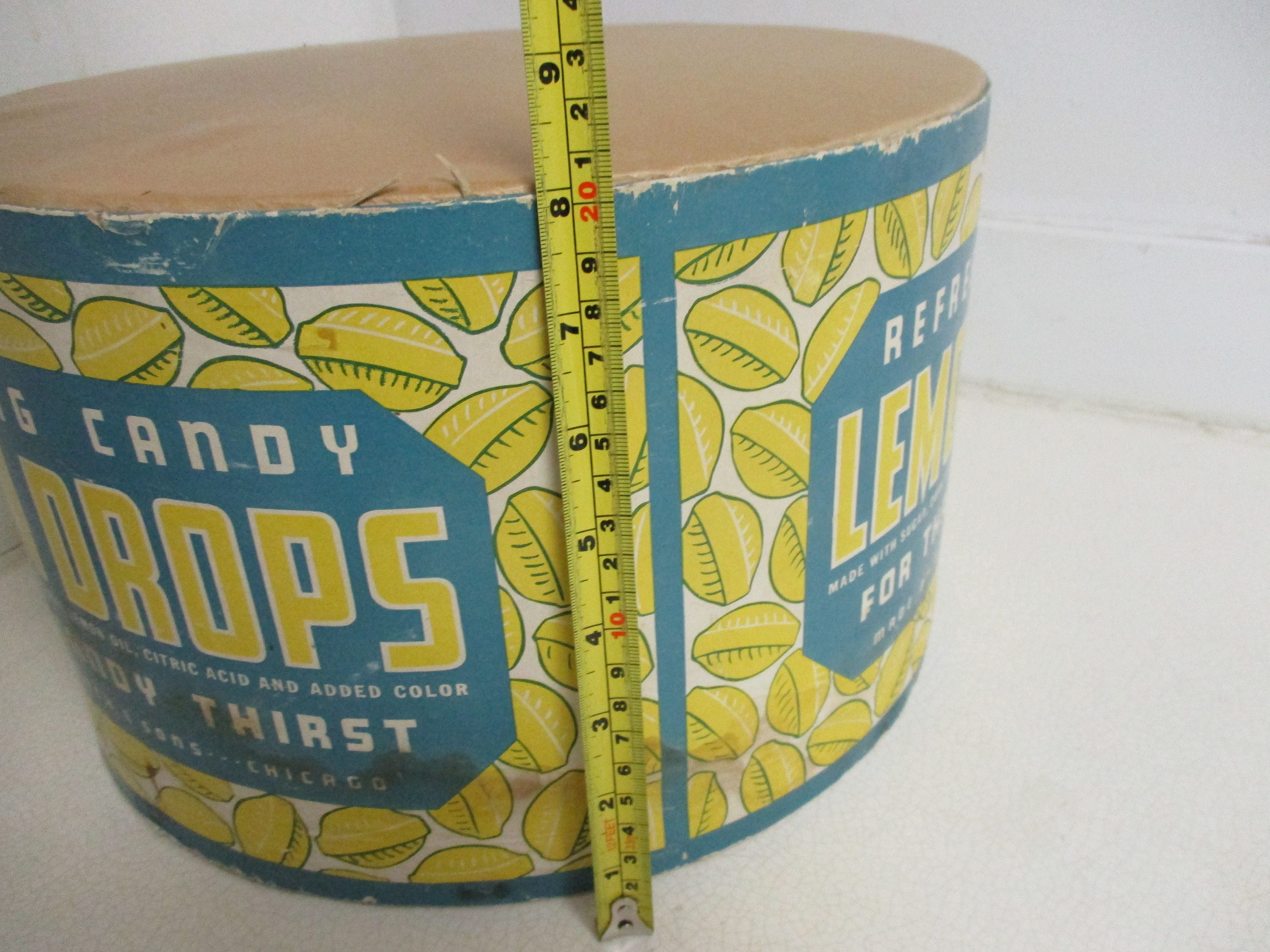Antique EJ Brach & Sons Lemon Drops Cardboard Container | Etsy