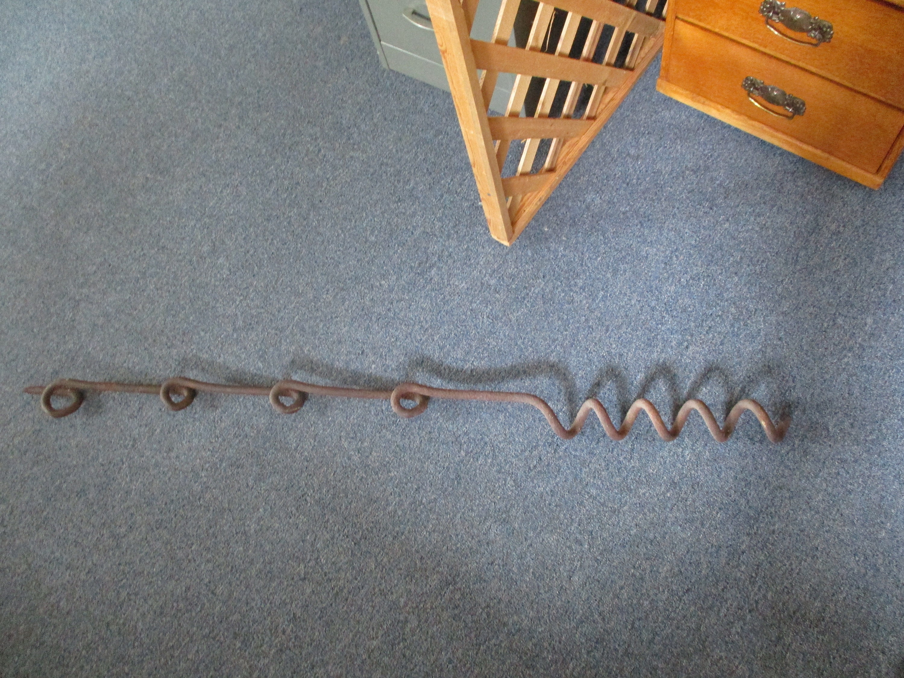 WWI Screwy Corkscrew Iron Fence Post - Etsy