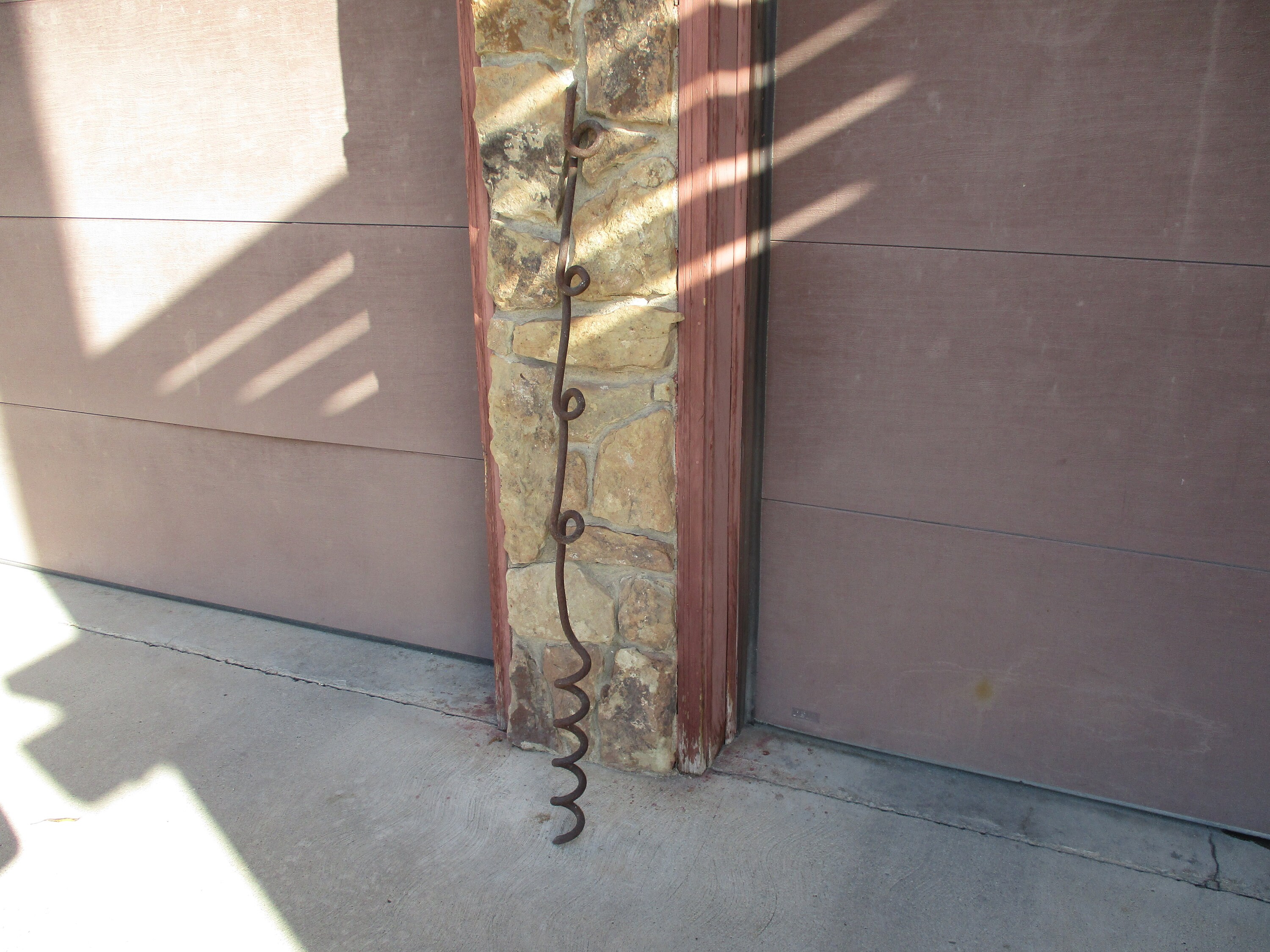 WWI Screwy Corkscrew Iron Fence Post - Etsy