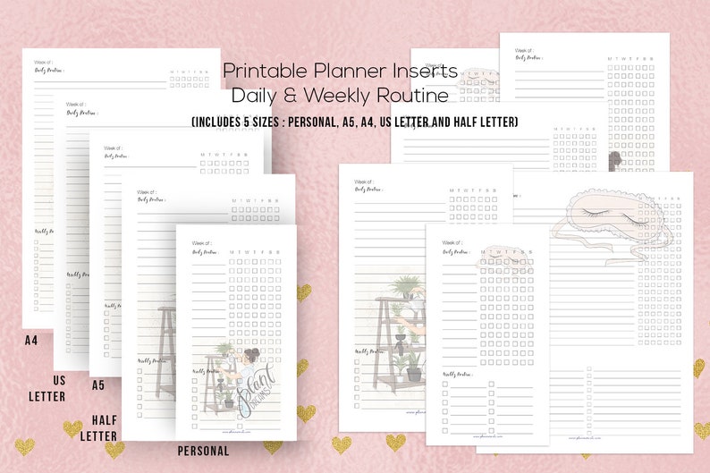 Chore List , Printable Chore Chart, Routine Planner, Daily Routine ...