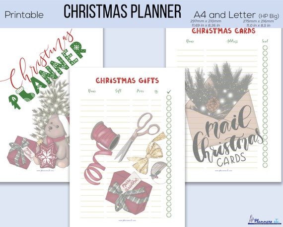 Printable Christmas Diary Printable for A4 and US Letter | Etsy