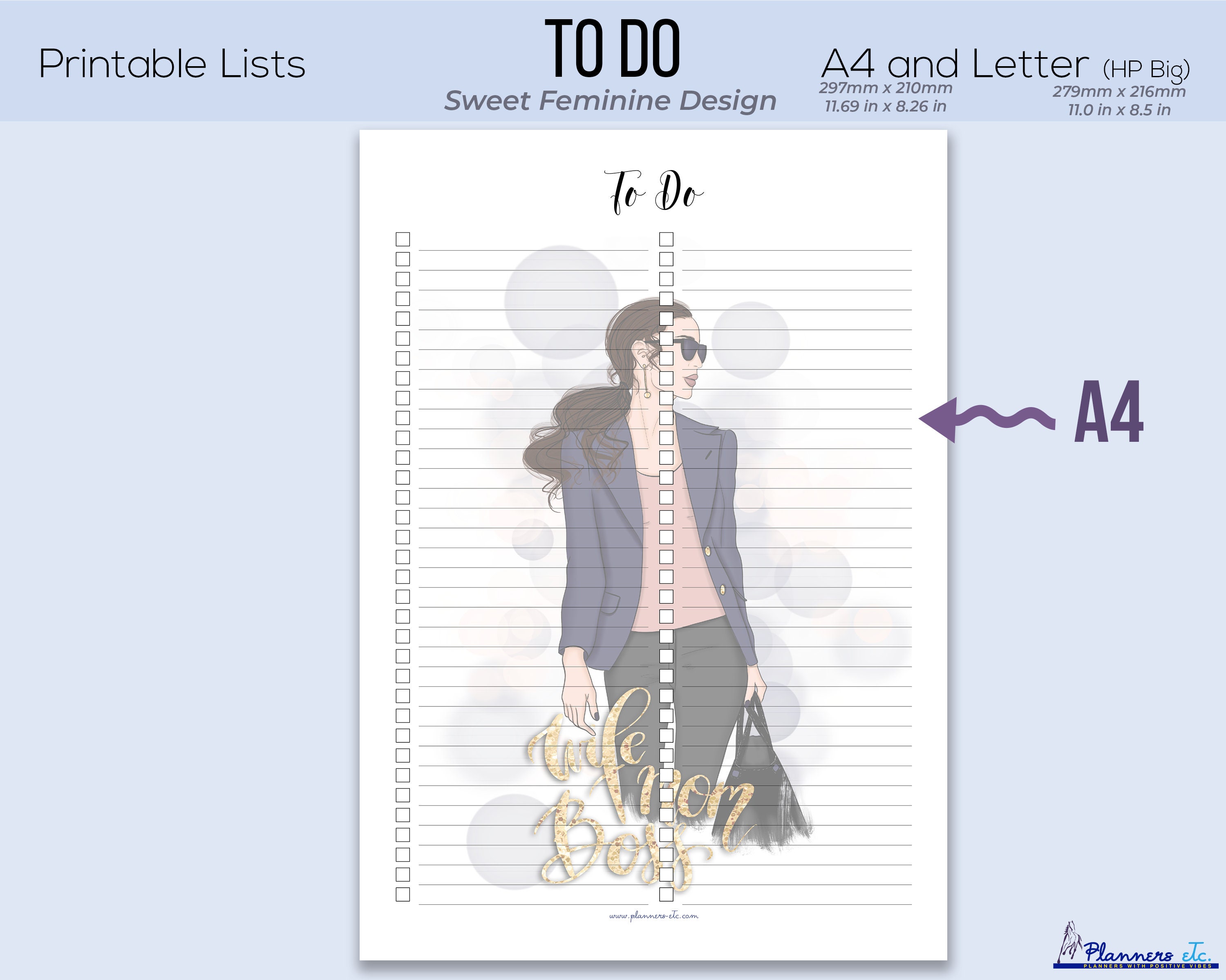 Todo List Printable A4 Us Letter Printable to Do List GTD | Etsy