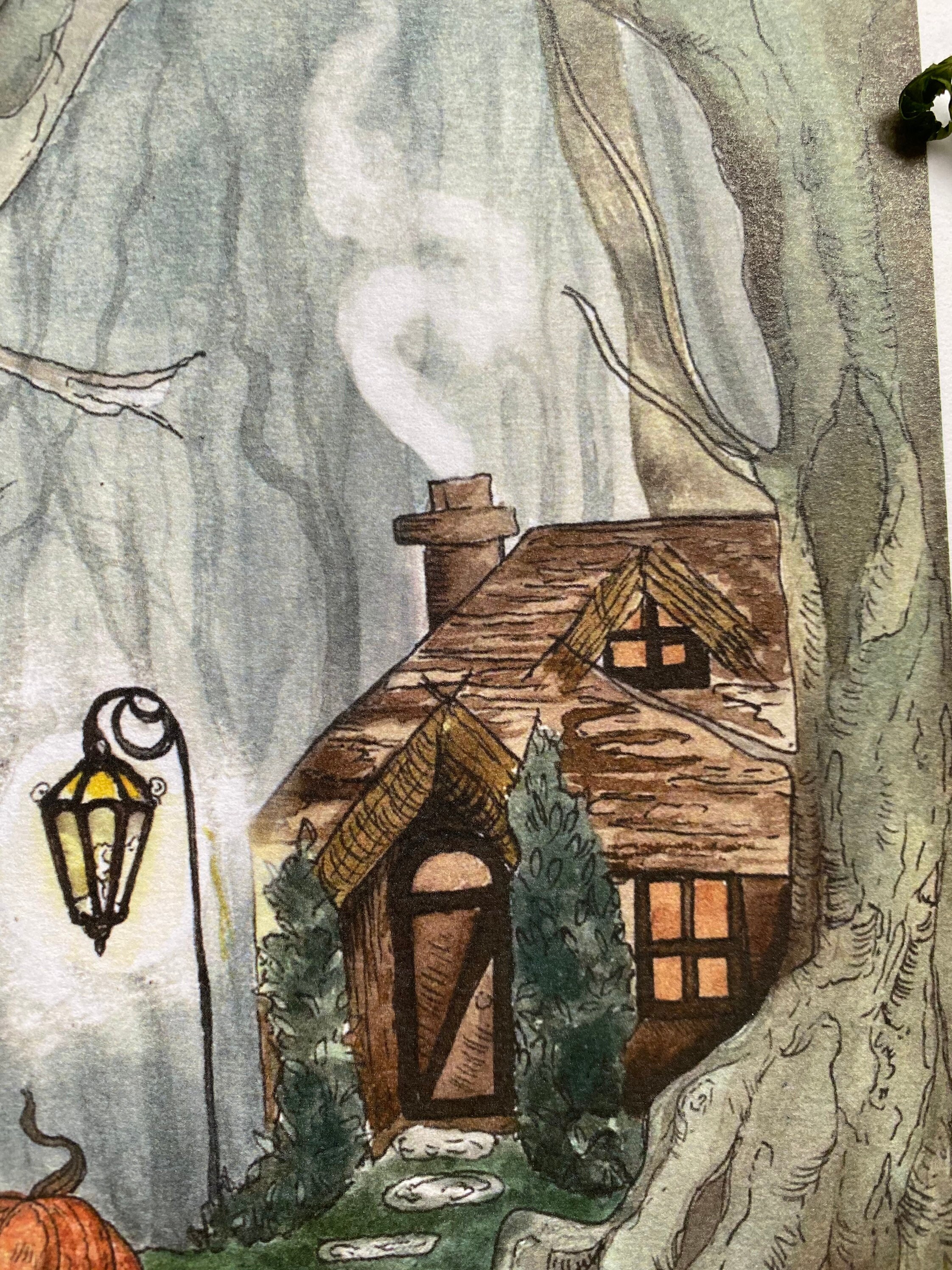 Forest Watercolour Painting Deer Watercolour Deer Art - Etsy