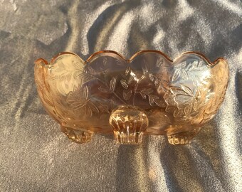 Gold depression glass | Etsy