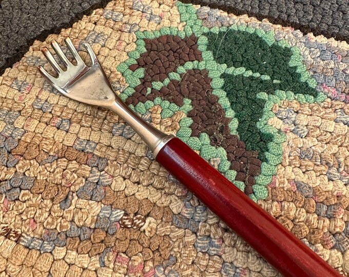 Wood & Chrome Vintage Back Scratcher, Back Massager, Massage Tool ...