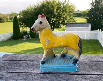 Chalkware Horse - Etsy