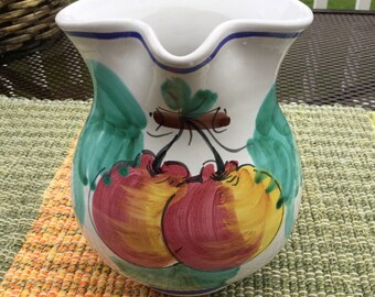 Hand painted pitcher | Etsy