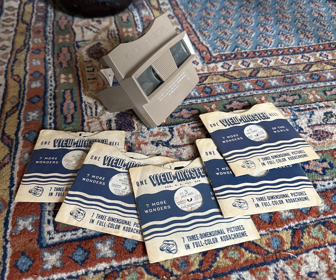 Vintage GAF View-master Stereoscope | View Master Reels (5) Vintasticco ...