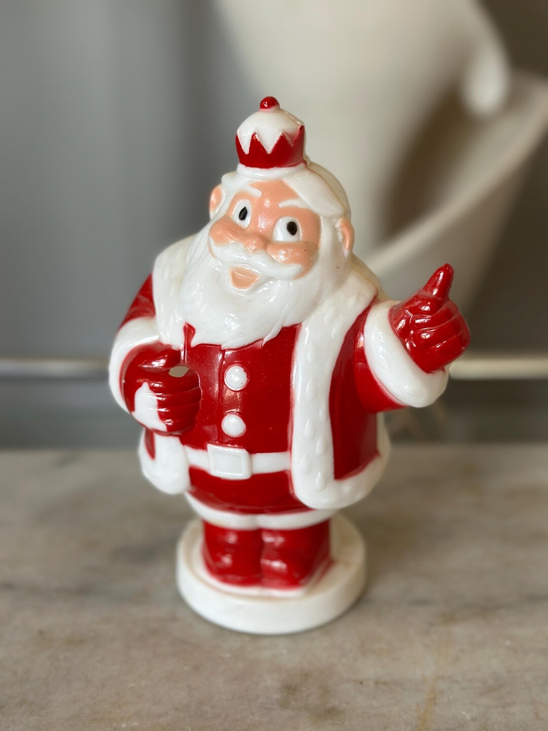 Vintage Harrett-gilmar Light-up Santa Bank – Working Condition – Retro ...