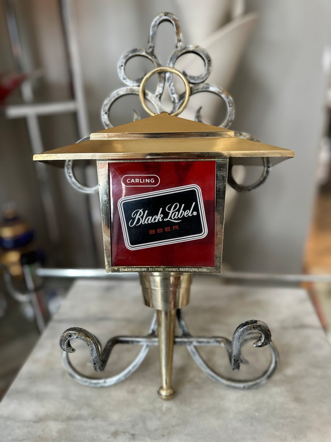 Vintage Carling Beer Sign, Black Label, Beer, Lighted Bar, Store Sign ...