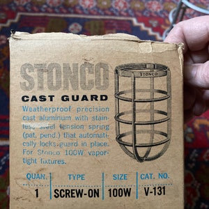 Vintage Stonco Metal Light Cage - Etsy