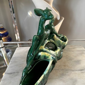 MCM 1950s Phil-mar Green Deer Television Lamp Planter Vintage Mid ...