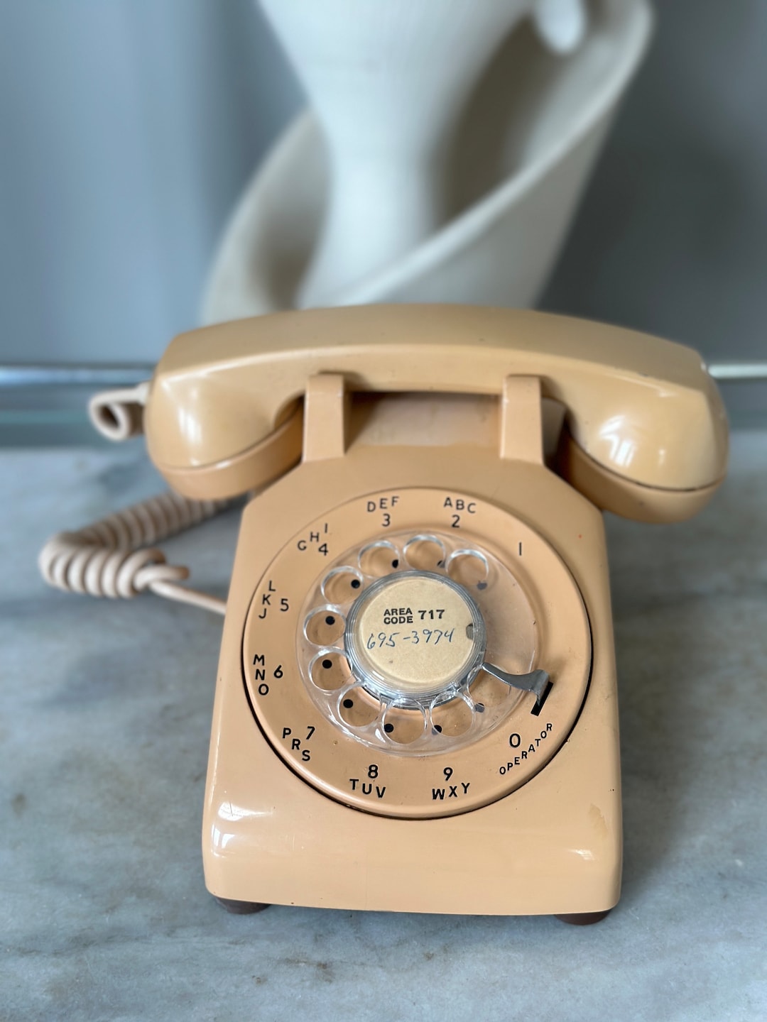 Northern Telecom Rotary Dial Phone Classic Cream G-type Vintage ...