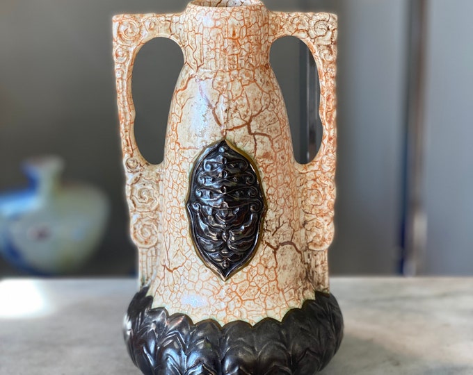 Art Deco Period 1930s Alienware Vase by Ditmar Urbach, Czechoslovakia ...