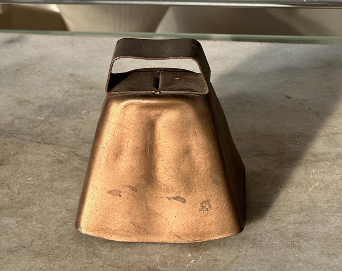Vintage Copper Bell Hardware, Vintage Farm, Hardware, Industrial Hardware, Antiques, Cow Bell ...