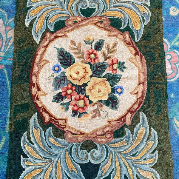 Hooked Rug Vintage - Etsy