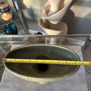 Vintage Mccoy Floraline Footed Planter Oval Pottery Mid Century Modern ...