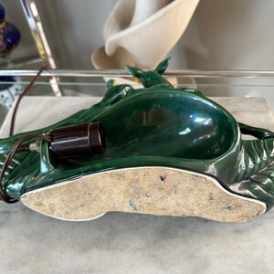 MCM 1950s Phil-mar Green Deer Television Lamp Planter Vintage Mid ...