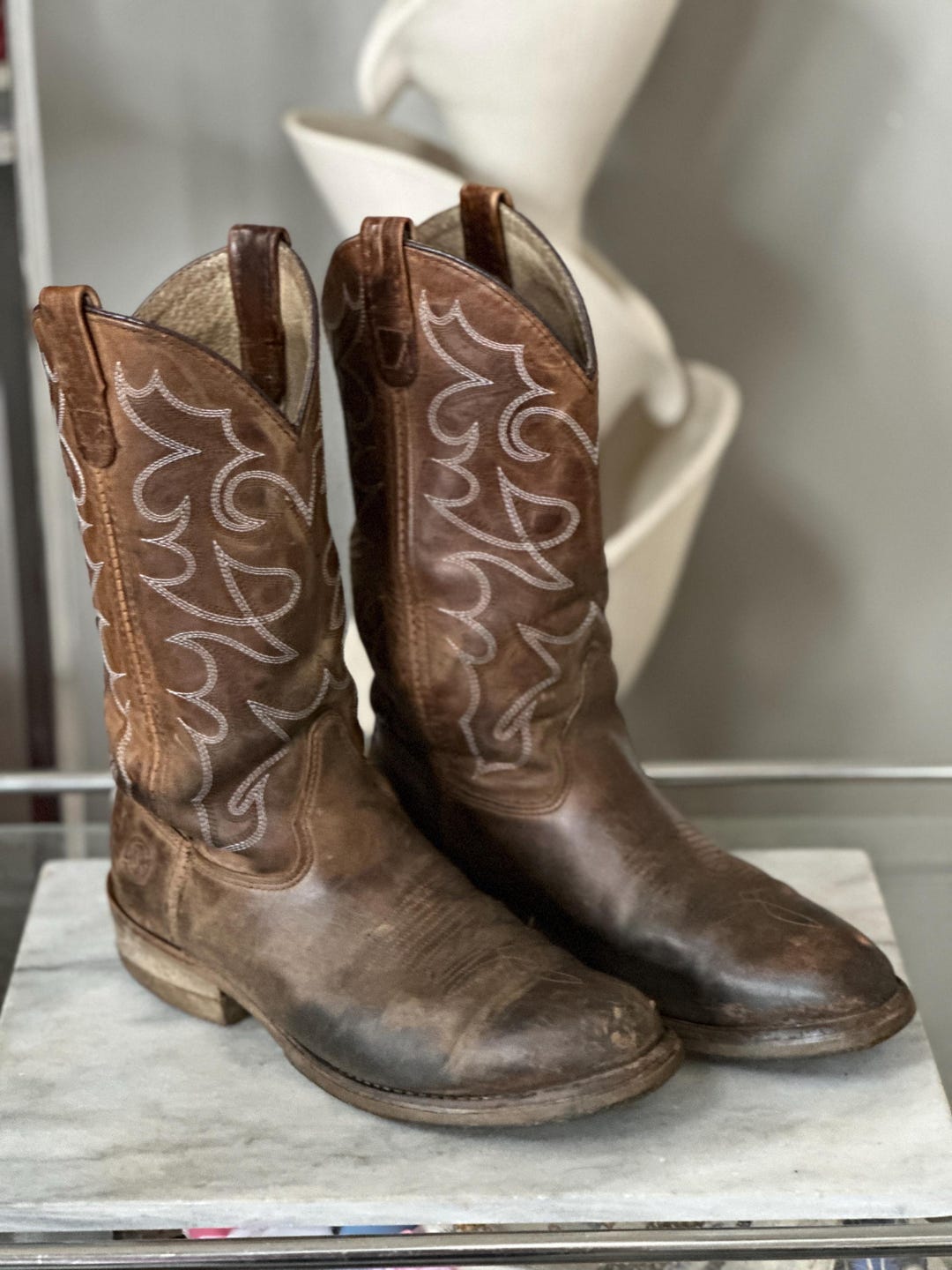 Double H Dylan (dh1552)american Made Round Toe Western Boots - Brown ...