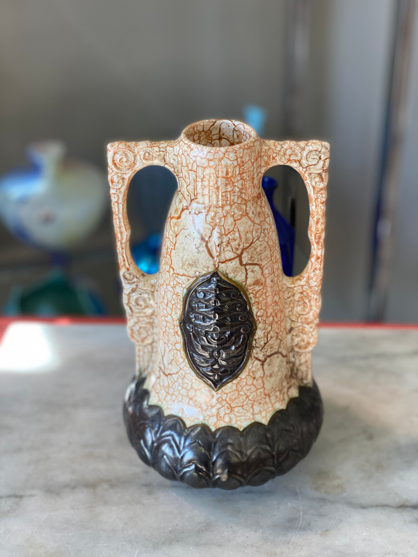 Art Deco Period 1930s Alienware Vase by Ditmar Urbach - Etsy