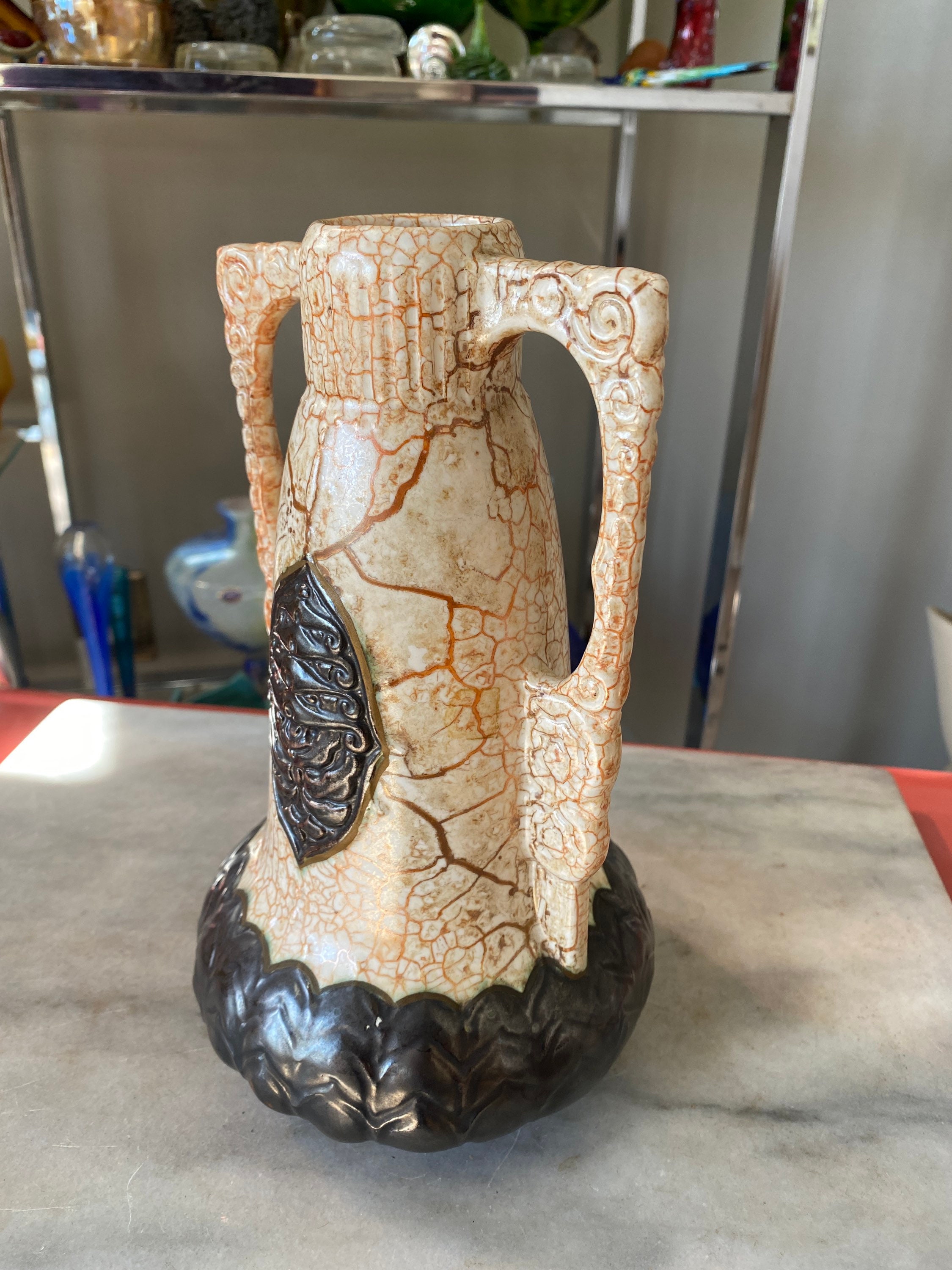 Art Deco Period 1930s Alienware Vase by Ditmar Urbach - Etsy