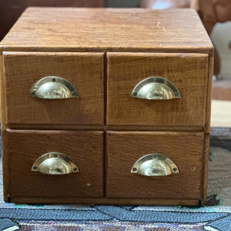 Library Card Catalog - Etsy