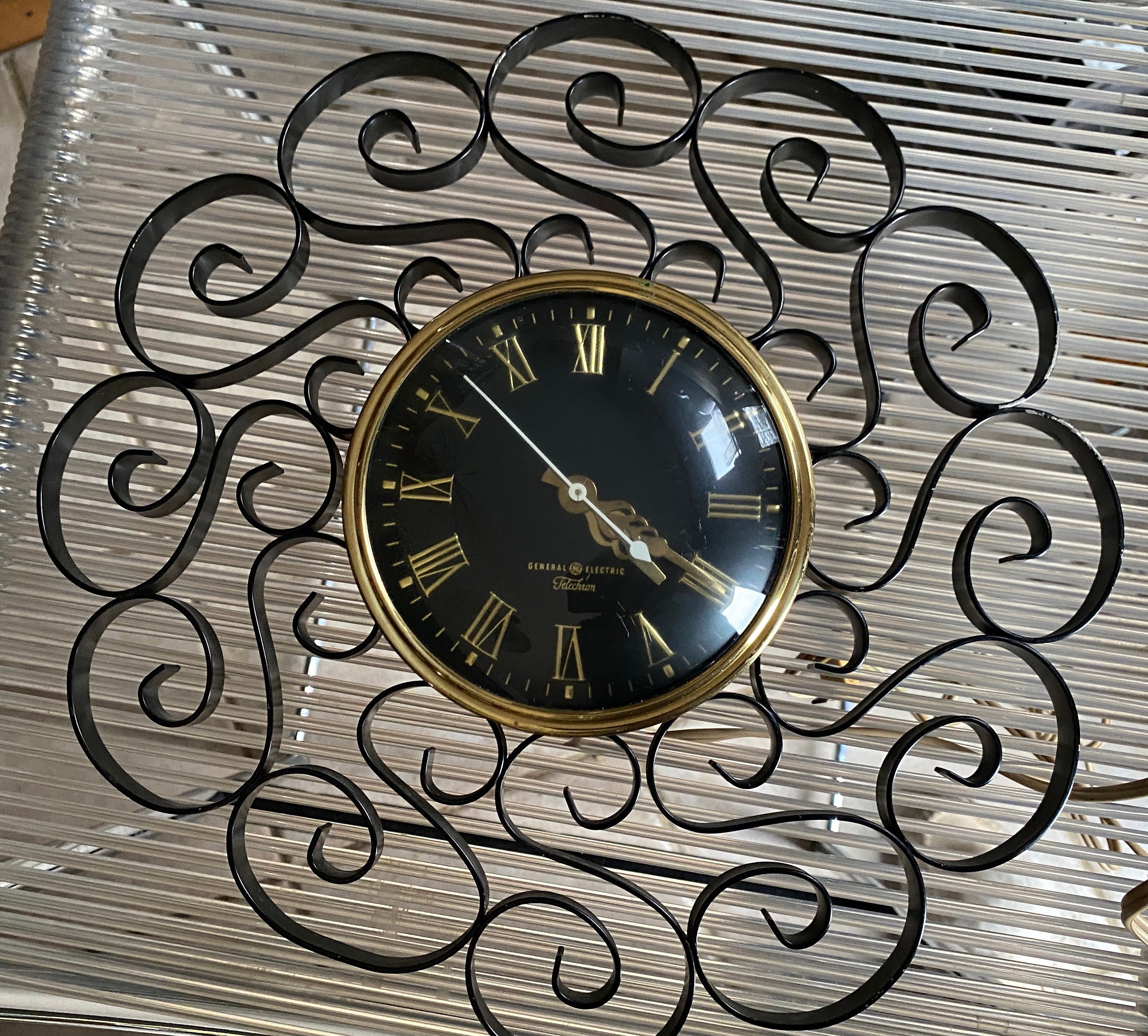 Vintage General Electric Telechron Wall Clock 2H60 Mid | Etsy