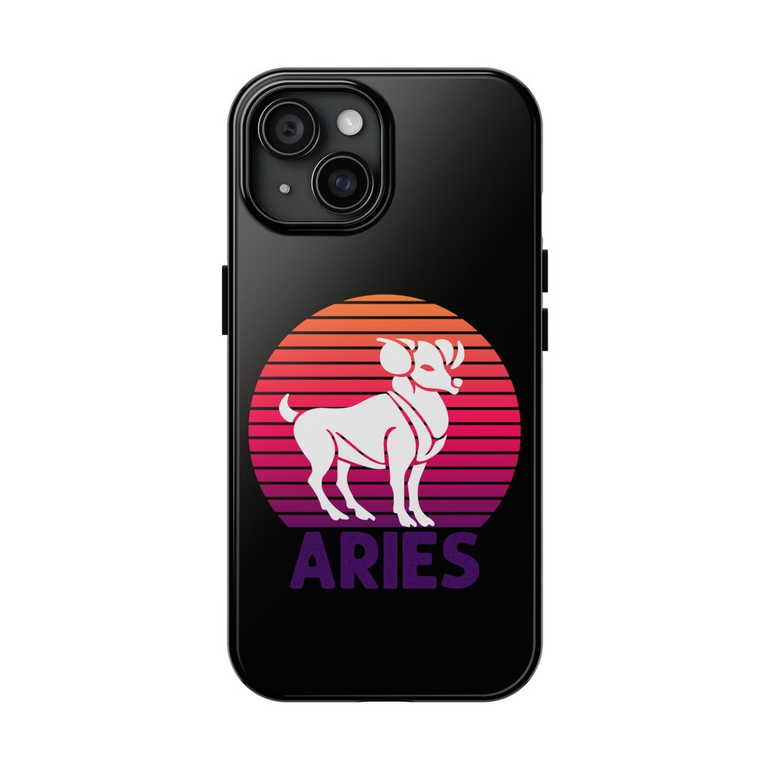 Aries Zodiac Sign Phone Tough Case for iPhone 11, iPhone 12, iPhone 13 ...