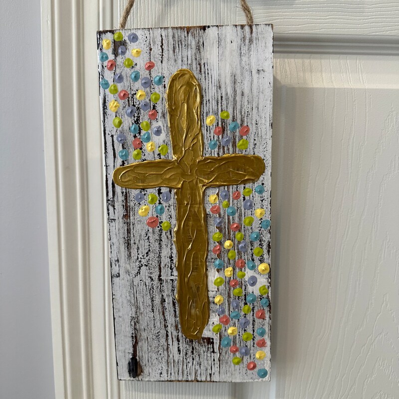 Hand Painted Wooden Crosses - Etsy