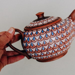 Ceramic Pottery Teapot. Handmade Work for a Tea Ceremony. Gift to Tea ...