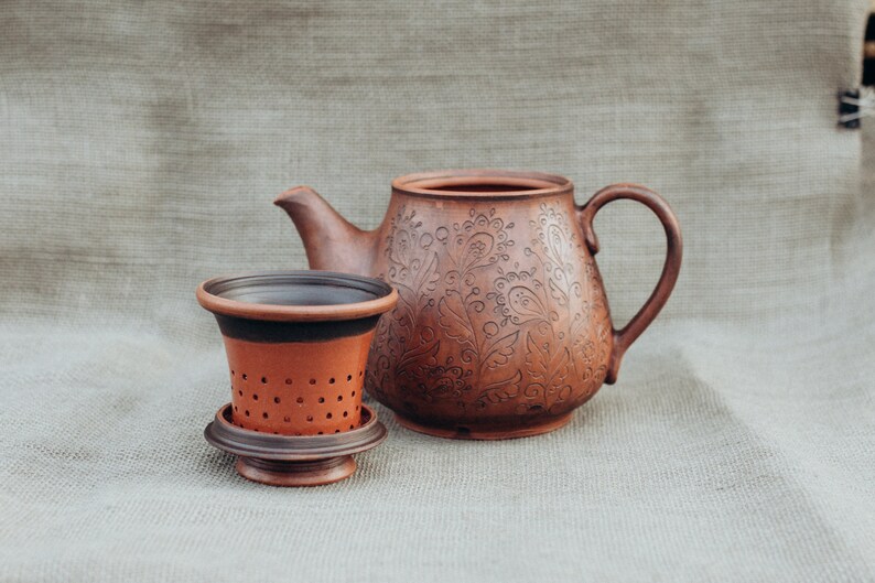 Handmade Ceramic Teapot With Infuser Unique Gift for a Tea | Etsy