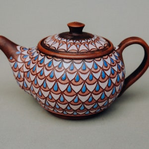 Ceramic Pottery Teapot. Handmade Work for a Tea Ceremony. Gift to Tea ...
