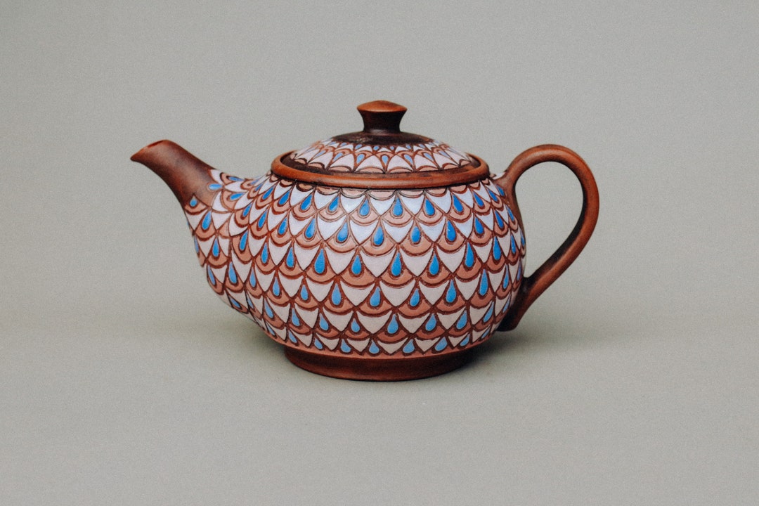 Ceramic Pottery Teapot. Handmade Work for a Tea Ceremony. Gift to Tea ...