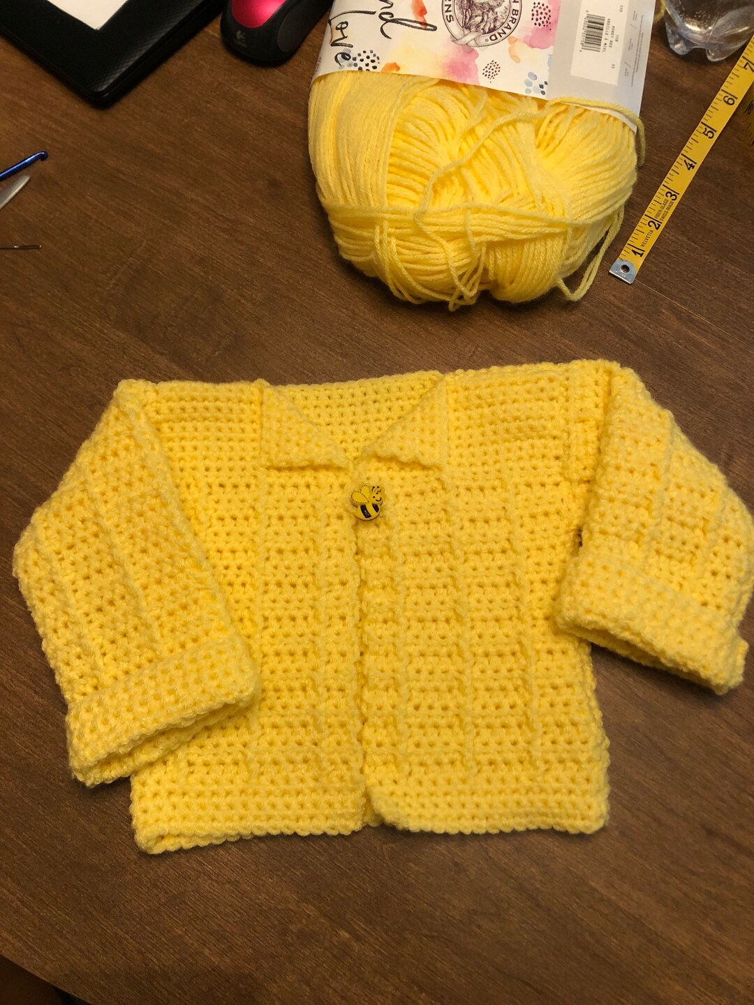 Simple Sweet Baby Sweater (pattern by Phyllis Sandford on ...