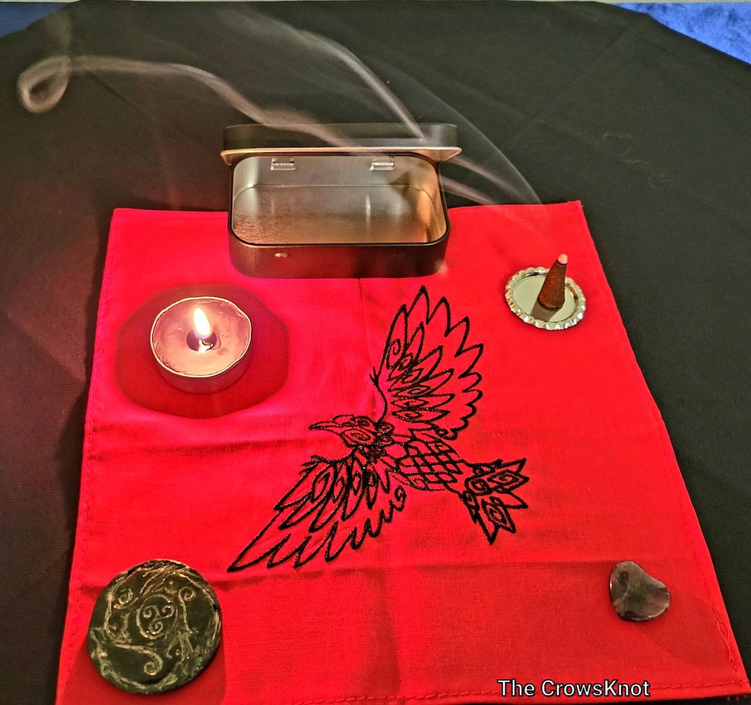 Morrigan Portable Altar Tin * Celtic Pagan - Etsy