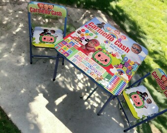 Black Barbie Custom Learning Table & Chair Set - Etsy