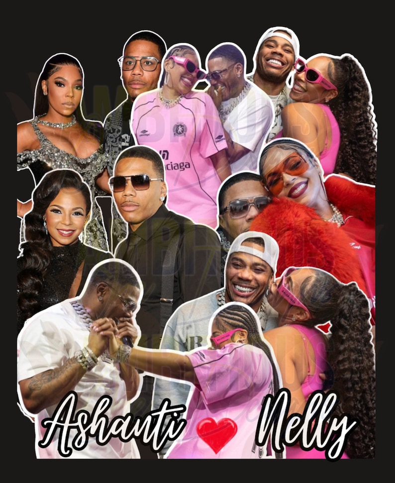 Ashanti and Nelly PNG File - Etsy