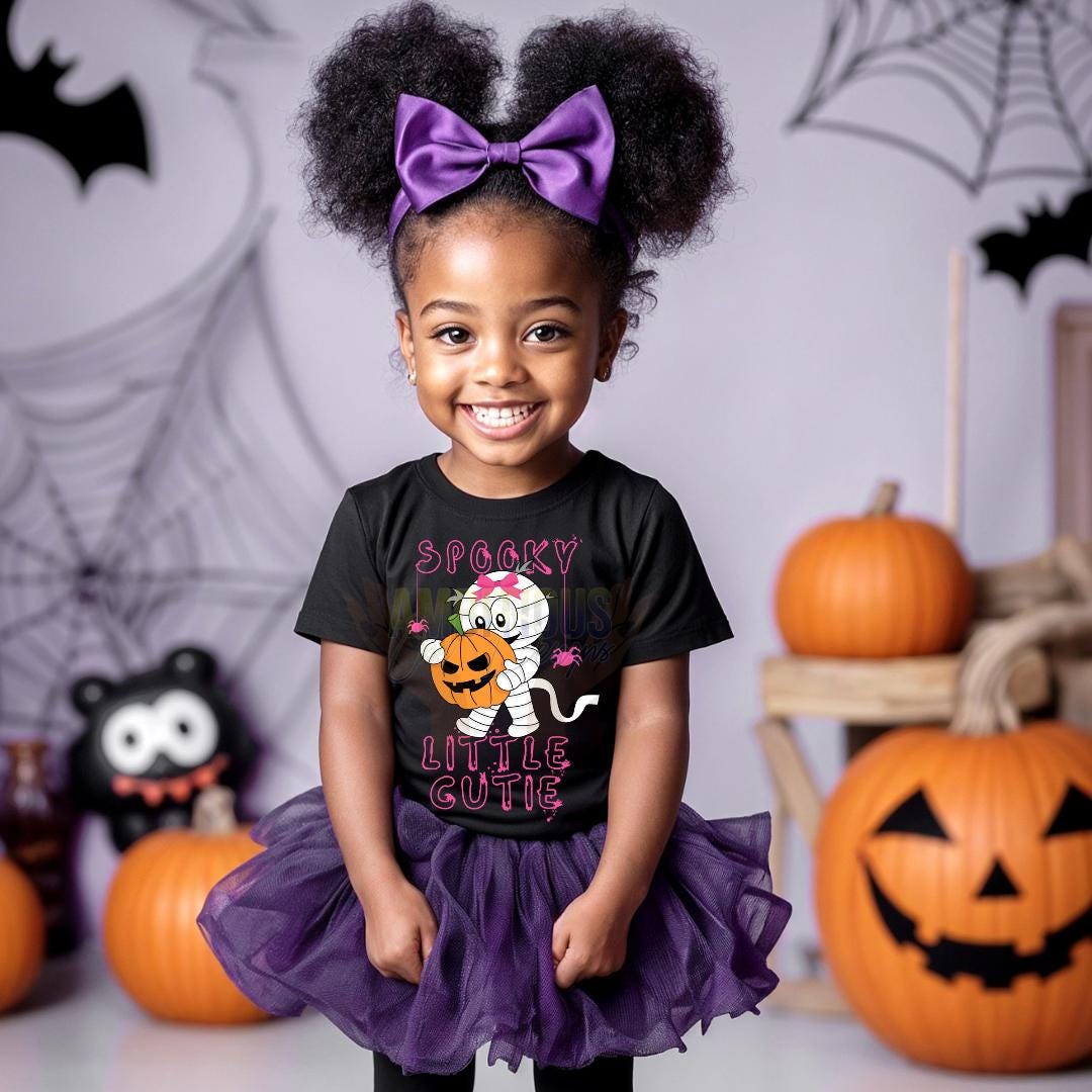 Spooky Little Cutie Png File| Spooky Cutie| Little Girl Halloween ...