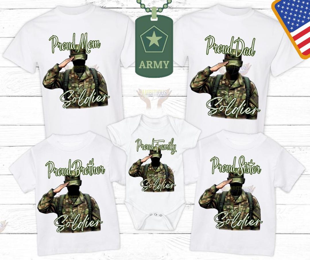 Army Soldier Family Shirts | Army Graduation, AIT Graduation, Military ...